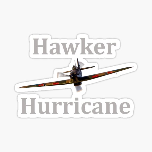 "Hawker Hurricane of the RAF" Sticker for Sale by Digitalfred | Redbubble