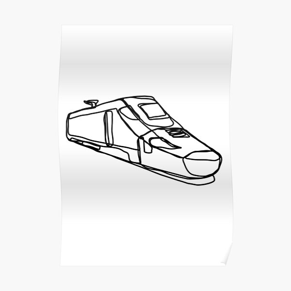 "High speed train Spain railway train driver train station" Poster for ...