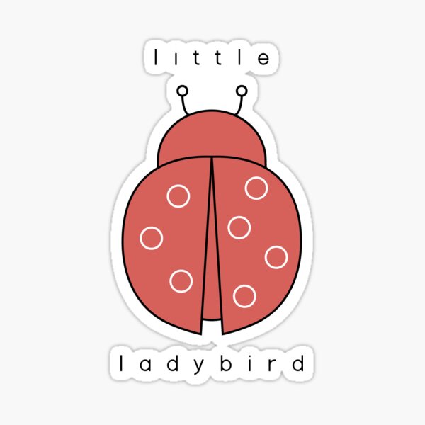 "Little ladybird" Sticker for Sale by Art-Whistle | Redbubble