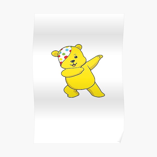 "Tesco Pudsey Bear - Children in need - pudsey hero kid" Poster for ...