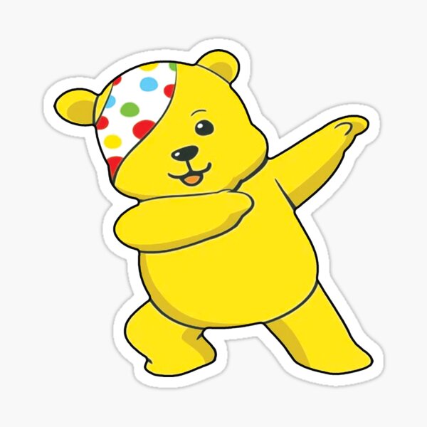 "Tesco Pudsey Bear - Children in need - pudsey hero kid" Sticker for ...