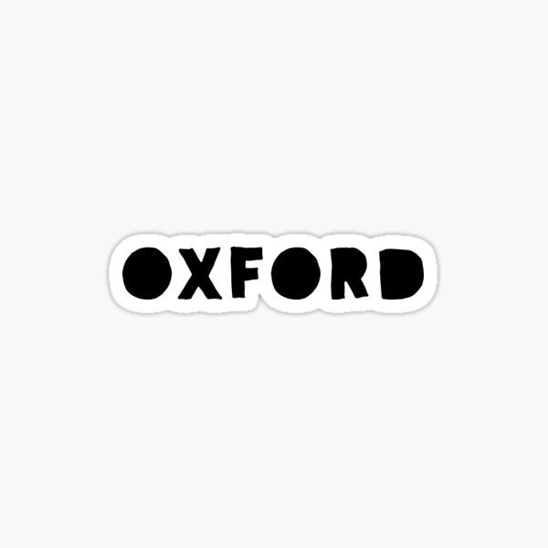 "Oxford, Ohio" Sticker for Sale by gracehertlein | Redbubble