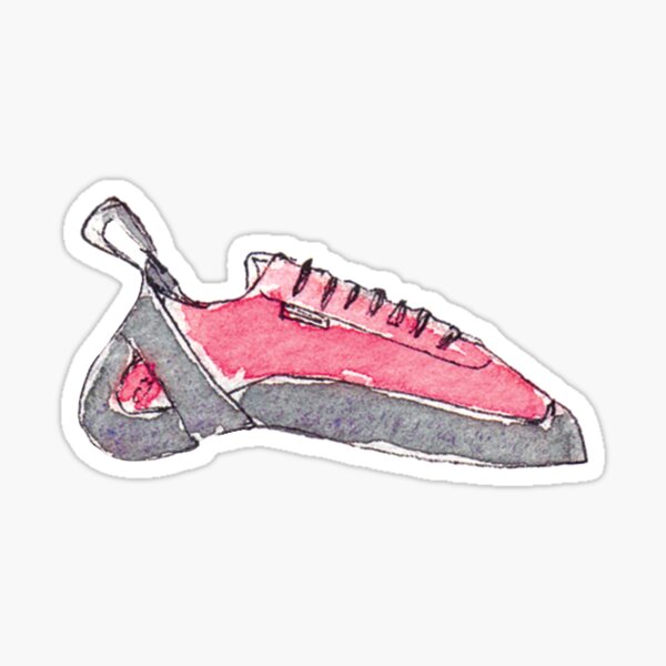 "Individual Climbing Shoe Sticker Anasazi" Sticker for Sale by ...