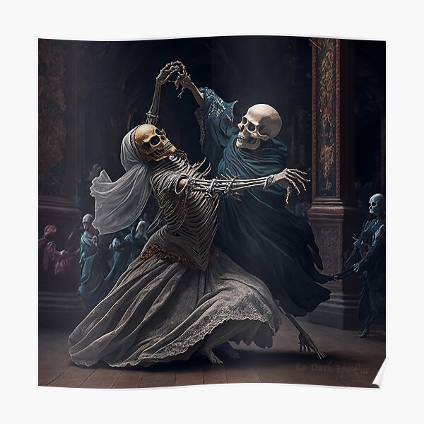 "The Dance of the death - Danse macabre" Poster for Sale by ...