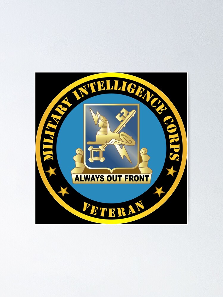 "Army - Military Intelligence Corps Veteran" Poster for Sale by ...