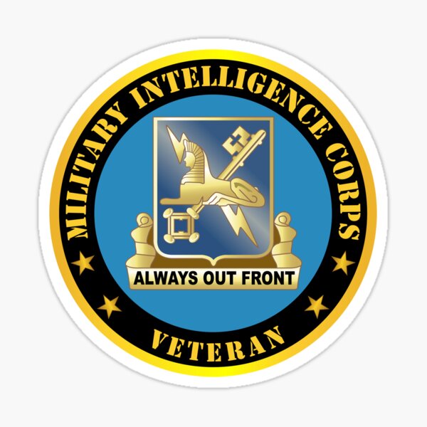 "Army - Military Intelligence Corps Veteran" Sticker for Sale by twix123844 | Redbubble