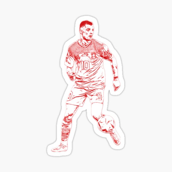 "Granit Xhaka Switzerland 2022" Sticker for Sale by IrisAndSeb | Redbubble