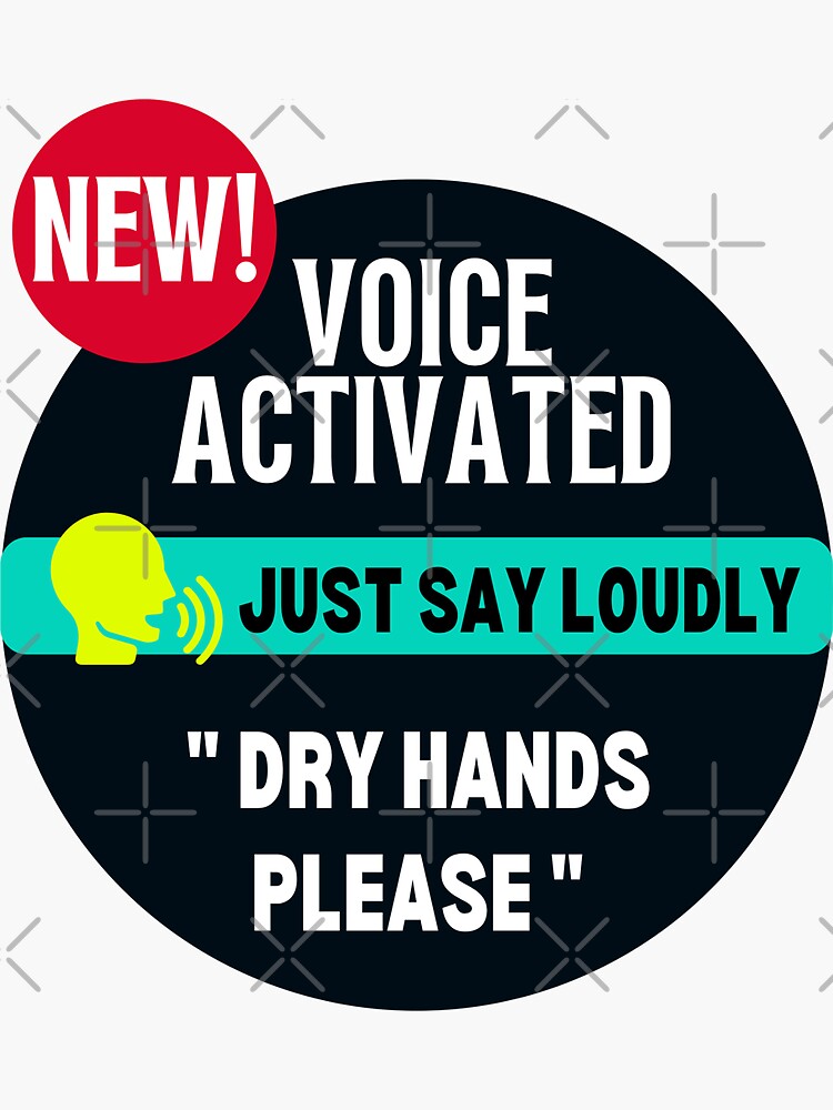 "Voice Activated Prank " Sticker for Sale by Hannaee | Redbubble