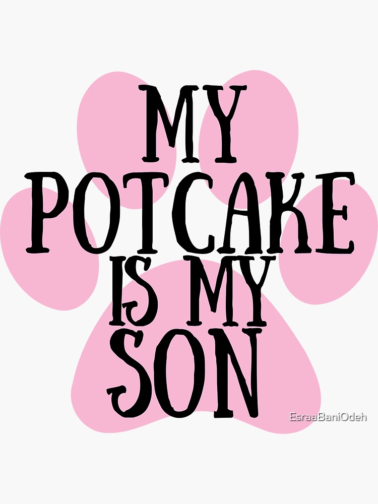 " My Potcake is My Son for Dog Lover Dad Mom" Sticker for Sale by ...