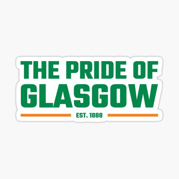 "The Pride of Glasgow" Sticker for Sale by Footmagz | Redbubble