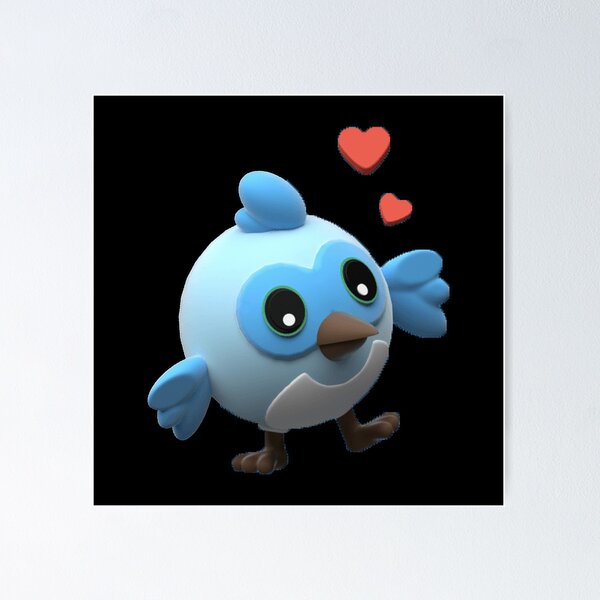 "Flutter Dash Love Bird" Poster for Sale by tshirtsandme | Redbubble