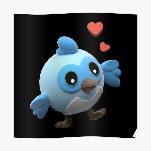 "Flutter Dash Love Bird" Poster for Sale by tshirtsandme | Redbubble