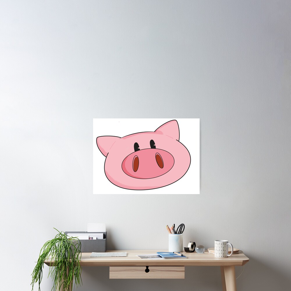 Póster «Cara de cerdo Tonde Burin» de HayTim | Redbubble