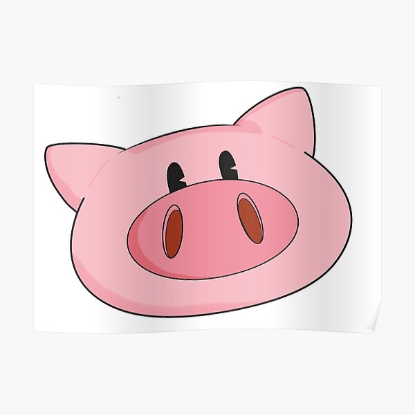 Póster «Cara de cerdo Tonde Burin» de HayTim | Redbubble