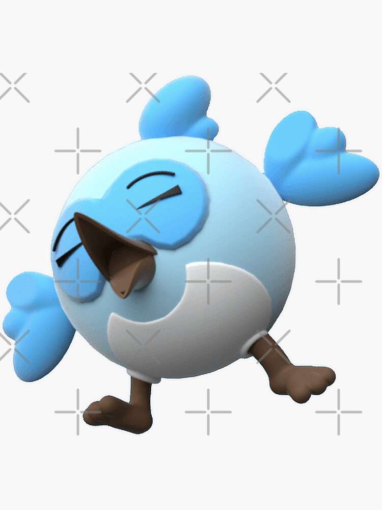 "Flutter Dash Dancing bird" Sticker for Sale by tshirtsandme | Redbubble