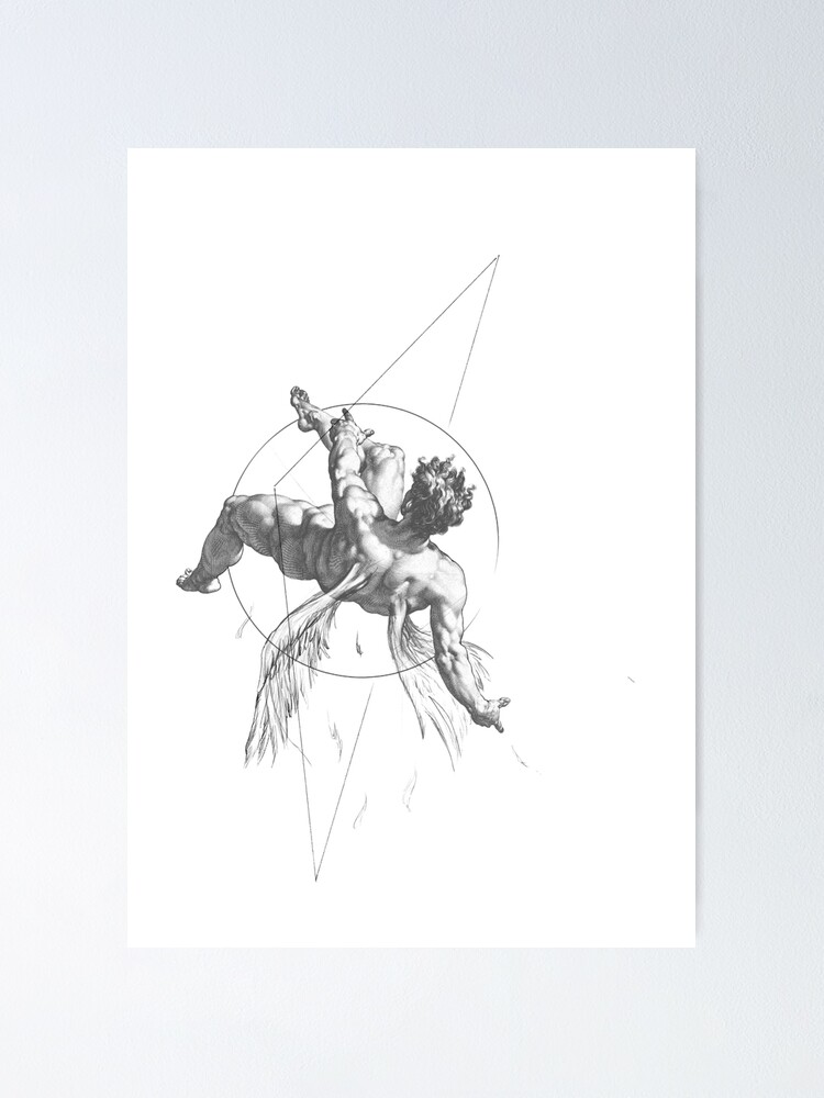 "angel fall from heaven" Poster by QParis | Redbubble