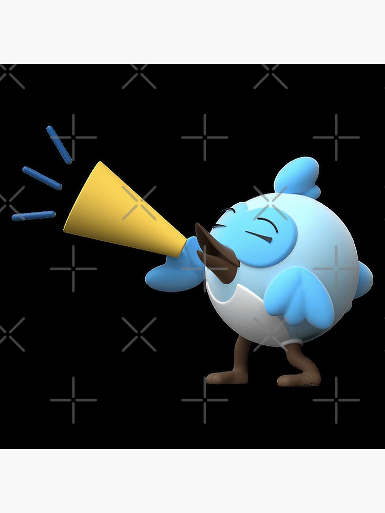 "Flutter Dash Singing Bird" Poster for Sale by tshirtsandme | Redbubble