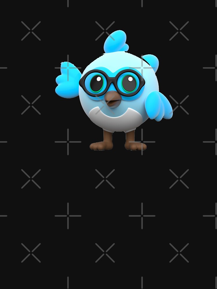 "Flutter Dash Bird with Specs" Essential T-Shirt for Sale by ...