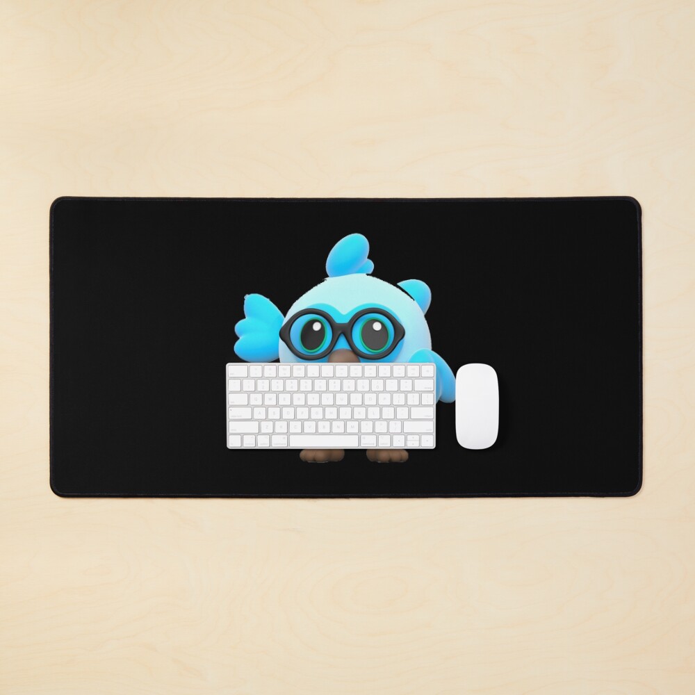 "Flutter Dash Bird with Specs" Sticker for Sale by tshirtsandme | Redbubble