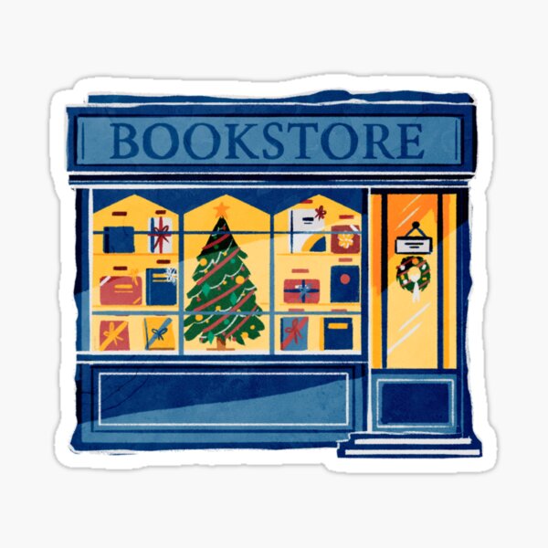 "BOOKSTORE" Sticker for Sale by Minimallll | Redbubble