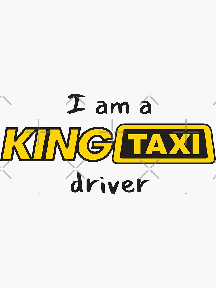 "Taxi Driver Collection" Sticker for Sale by ZaxCraft | Redbubble