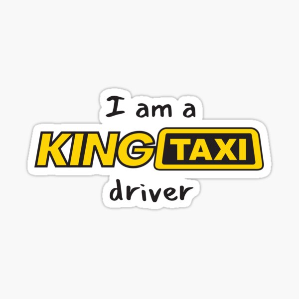 "Taxi Driver Collection" Sticker for Sale by ZaxCraft | Redbubble