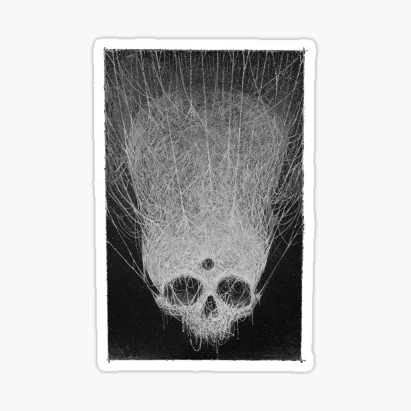 "Skull of Ghost" Sticker for Sale by selektronik | Redbubble