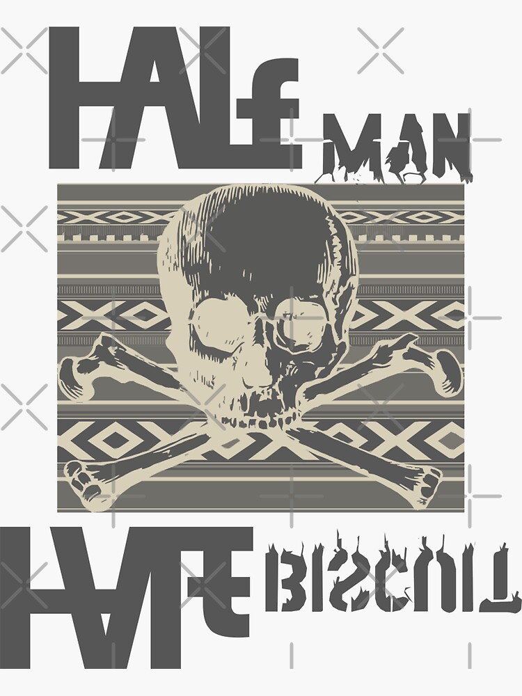 "Half Man Half Biscuit" Sticker for Sale by thornofroses | Redbubble