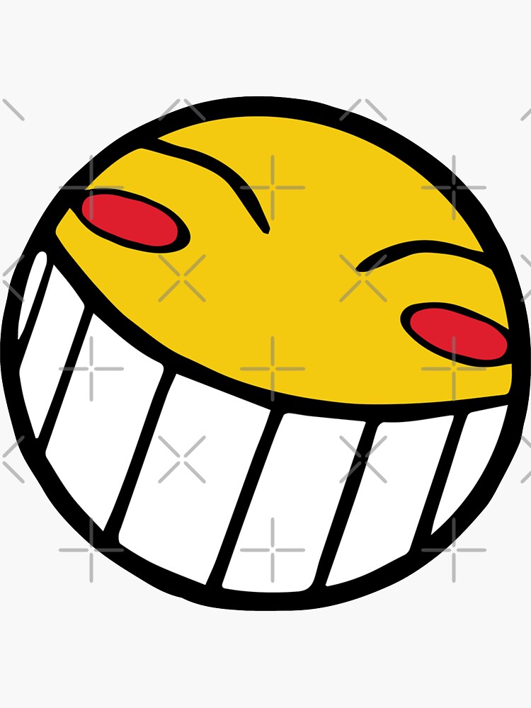 "Cowboy Bebop Radical Ed Smiley Face" Sticker for Sale by 99Cowboy ...