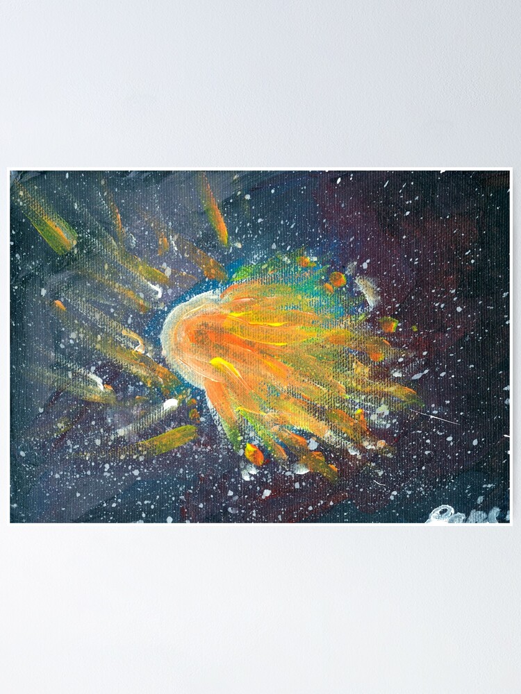 "Comet " Poster for Sale by Piratepaigey | Redbubble