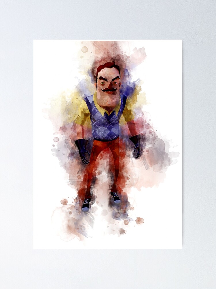 "Theodore - Hello Neighbor 2" Poster for Sale by Stylizing4You | Redbubble
