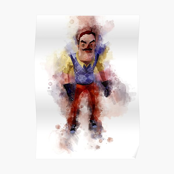 "Theodore - Hello Neighbor 2" Poster for Sale by Stylizing4You | Redbubble