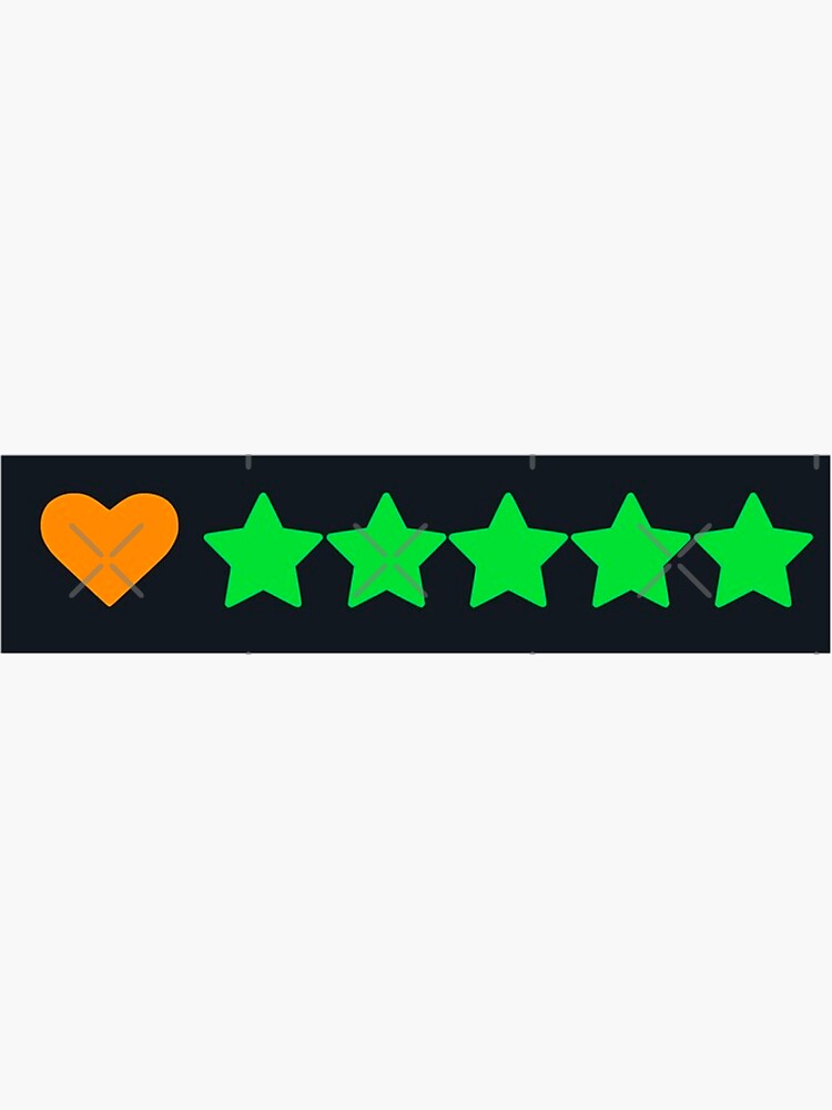 "letterboxd 5 star review" Sticker for Sale by girlbossmoment | Redbubble