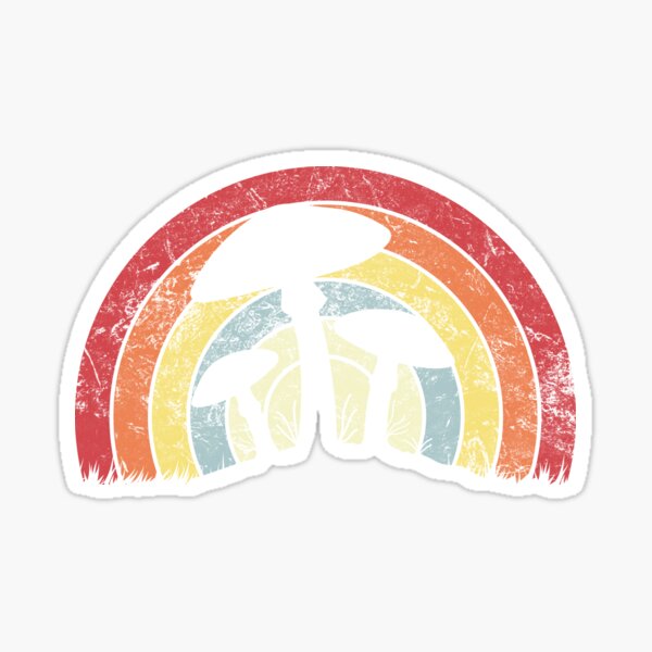 "Retro Psychedelic Mushroom Shrooms Forager Magic Mycology - Retro ...