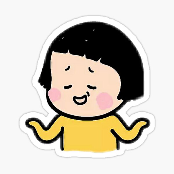 "Cute Little Girl Meme " Sticker for Sale by dadybigger | Redbubble