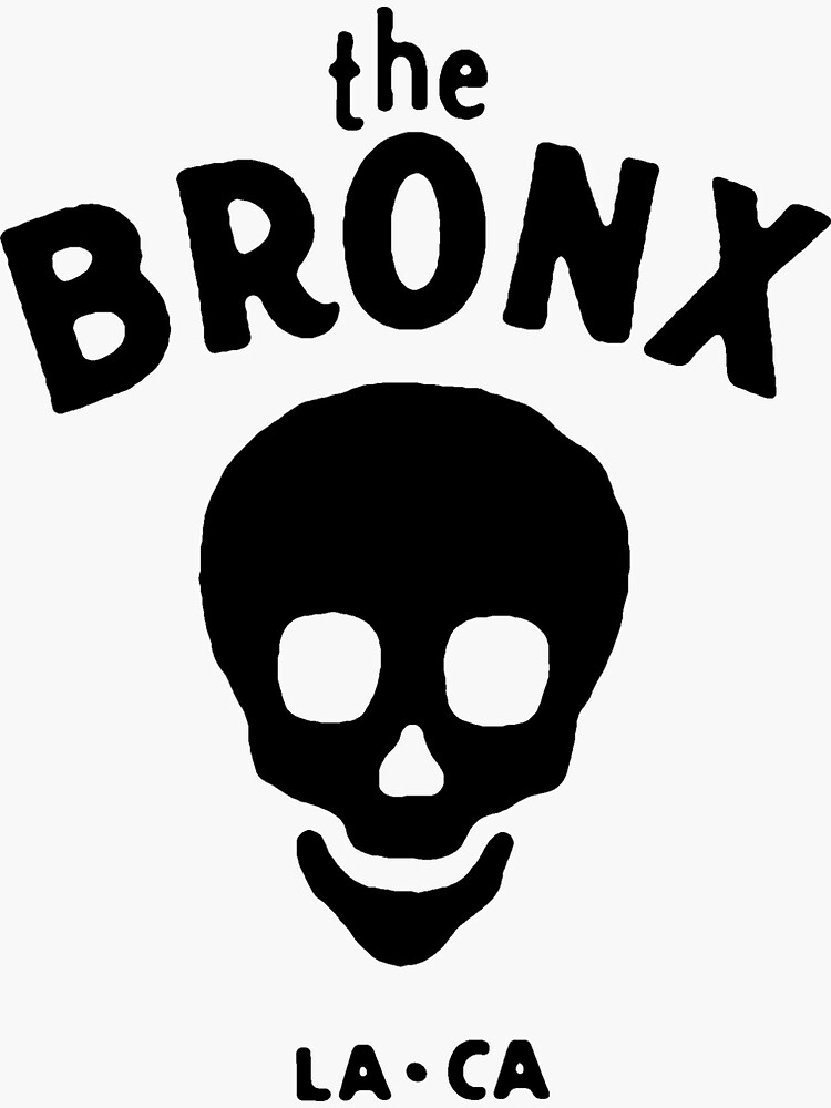 "The Bronx Skull logo" Sticker for Sale by DuecesMild | Redbubble