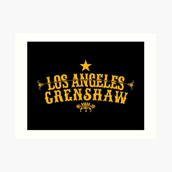 "Los Angeles Crenshaw classic - Crenshaw LA - LA Crenshaw logo" Art ...
