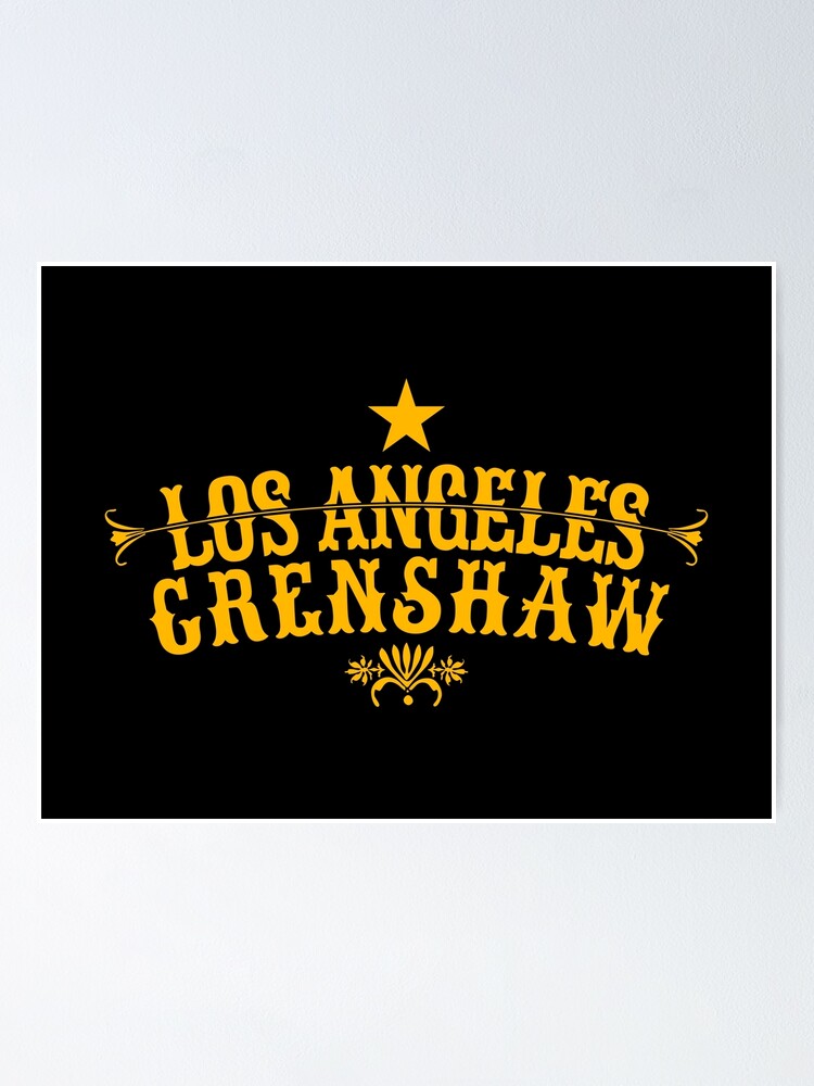 "Los Angeles Crenshaw classic - Crenshaw LA - LA Crenshaw logo" Poster ...