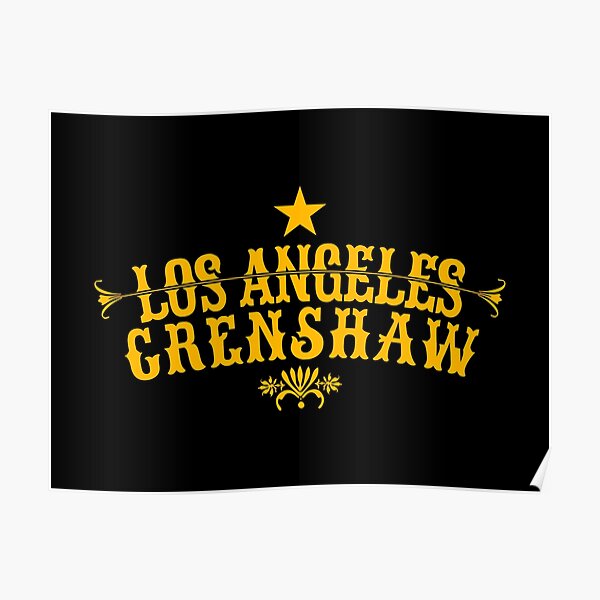 "Los Angeles Crenshaw classic - Crenshaw LA - LA Crenshaw logo" Poster ...