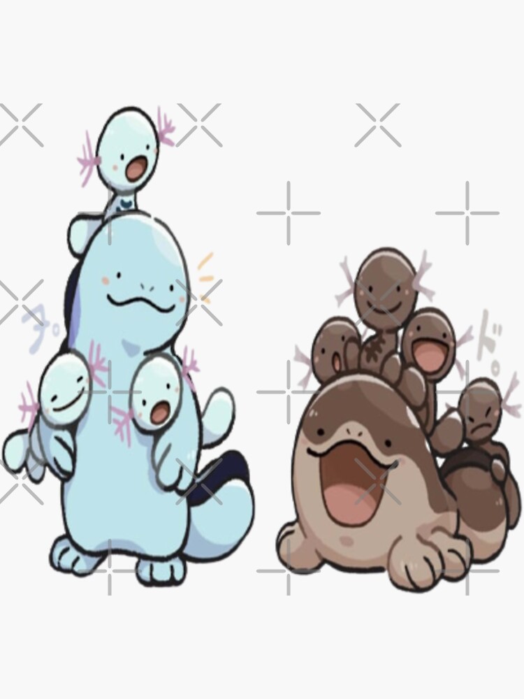 "clodsire" Sticker for Sale by DEVLMAN | Redbubble