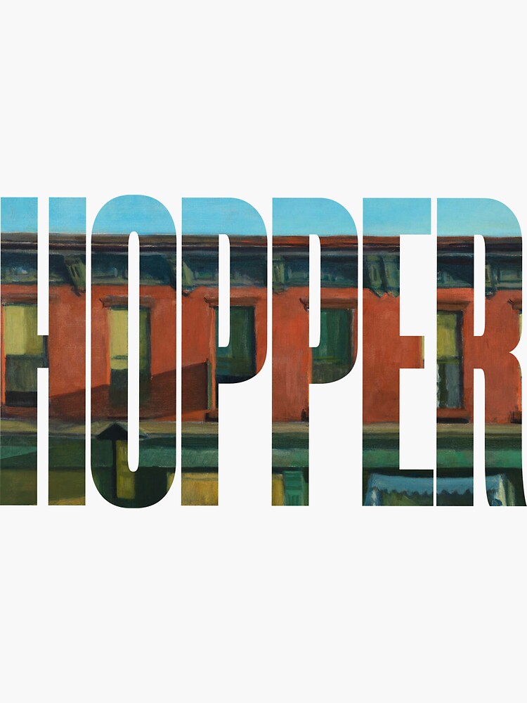 "Hopper" Sticker for Sale by koe11 | Redbubble