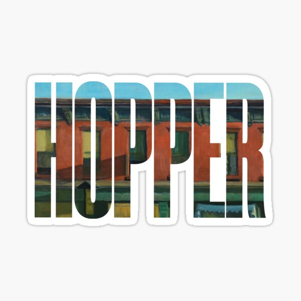 "Hopper" Sticker for Sale by koe11 | Redbubble
