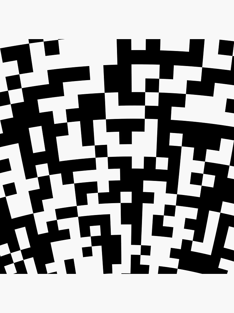 "QR Code Pattern" Sticker for Sale by ivanoel | Redbubble