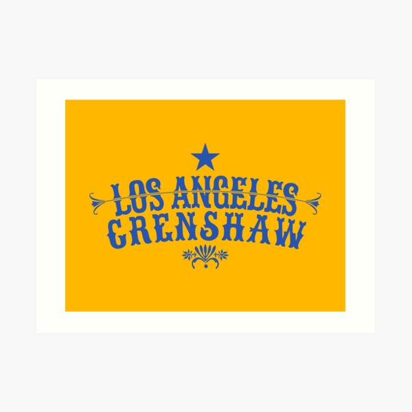 "Los Angeles Crenshaw classic - Crenshaw LA - LA Crenshaw logo" Art ...