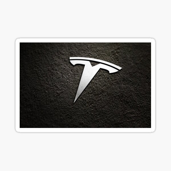 "Tesla logo" Sticker for Sale by TeslaDaily | Redbubble