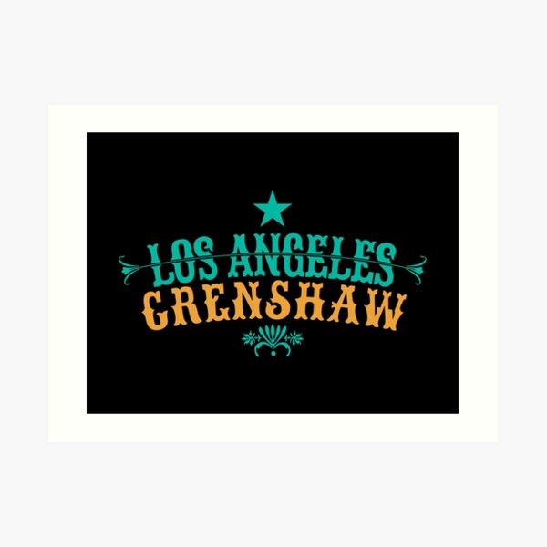 "Los Angeles Crenshaw classic - Crenshaw LA - LA Crenshaw logo" Art ...