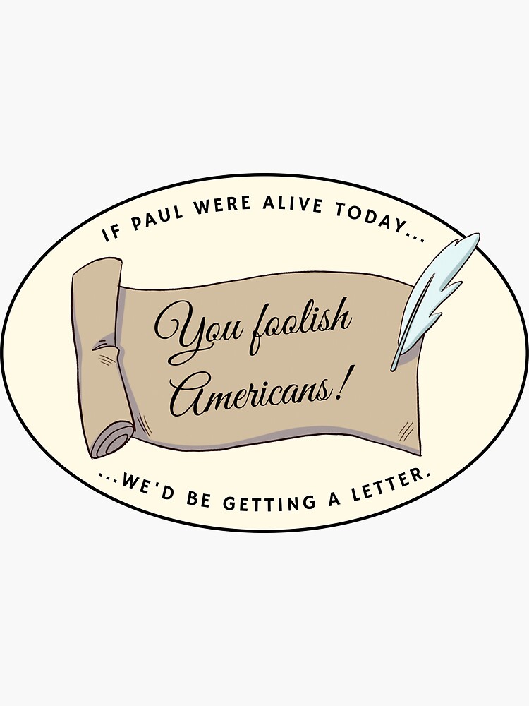 "A Letter From Paul..." Sticker for Sale by NitsudDesign | Redbubble