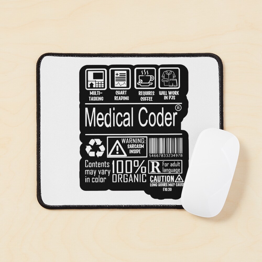 "Medical Coder" Sticker for Sale by CraftyCoderChic | Redbubble