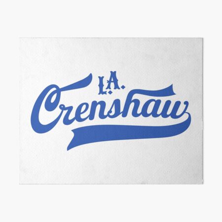 "Los Angeles Crenshaw - LA Crenshaw - LA Crenshaw logo" Art Board Print ...