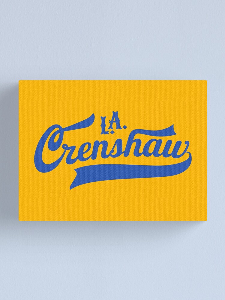 "Los Angeles Crenshaw - LA Crenshaw - LA Crenshaw logo" Canvas Print ...